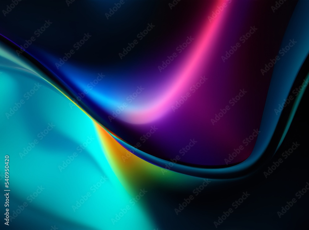 Abstract Colorful Gradient Background For Design As Banner Ads And