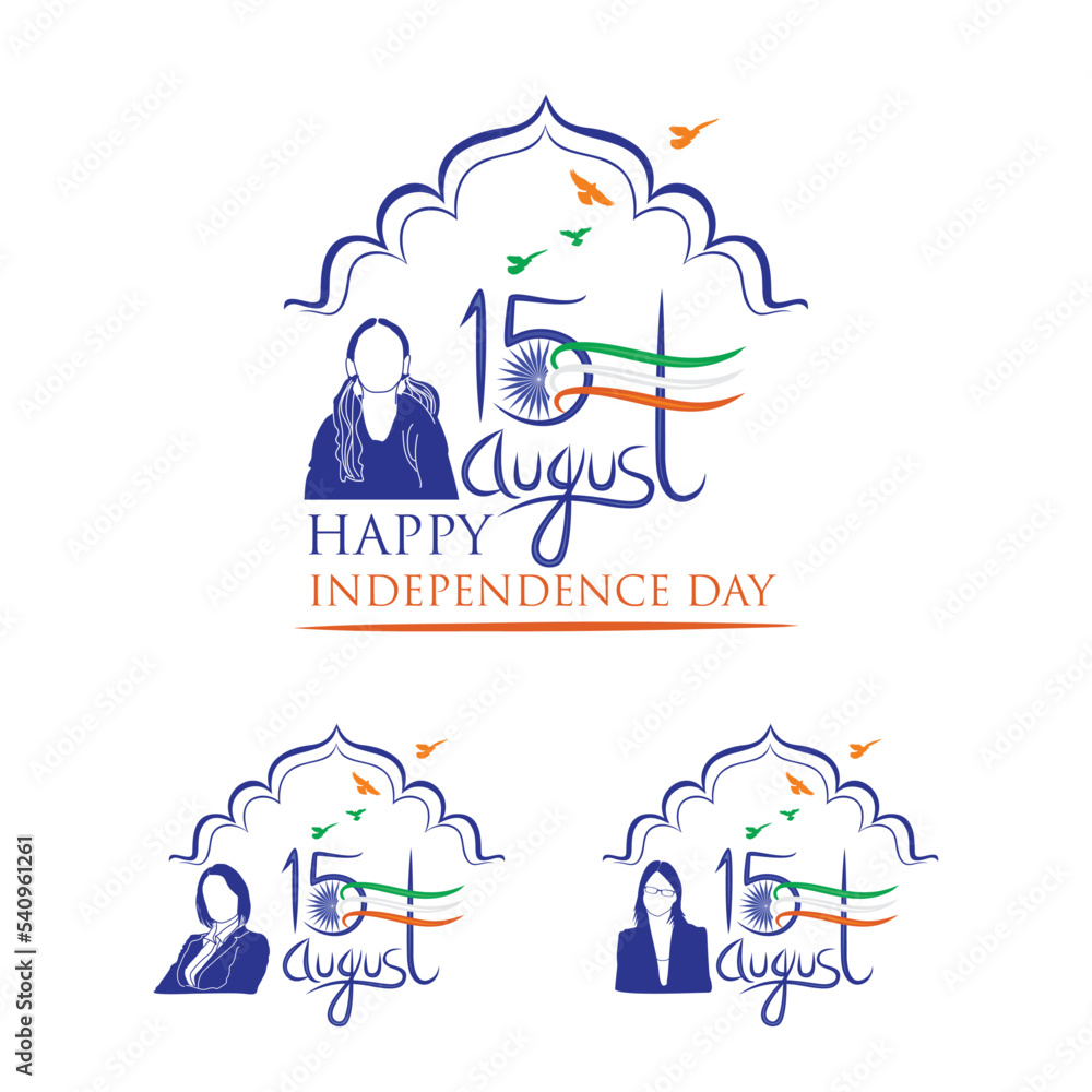 15 August India Independence Day Celebration Vector Illustration Logo 15-august-india-independence-day-celebration-vector-illustration-logo