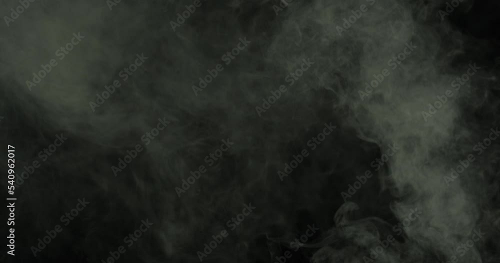 Abstract white smoke in slow motion. Smoke, Cloud of cold fog in light ...