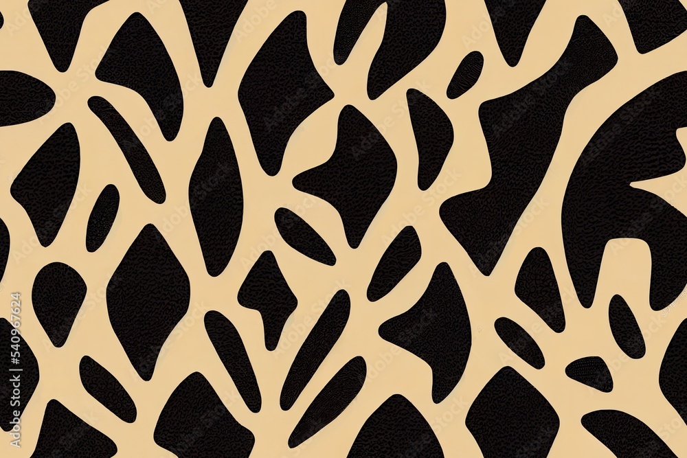 Seamless animal skin fashion patterns. Spotted and striped abstract ...