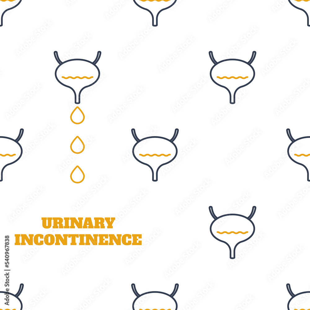 Urinary incontinence condition. Loss of bladder control. Urologic ...