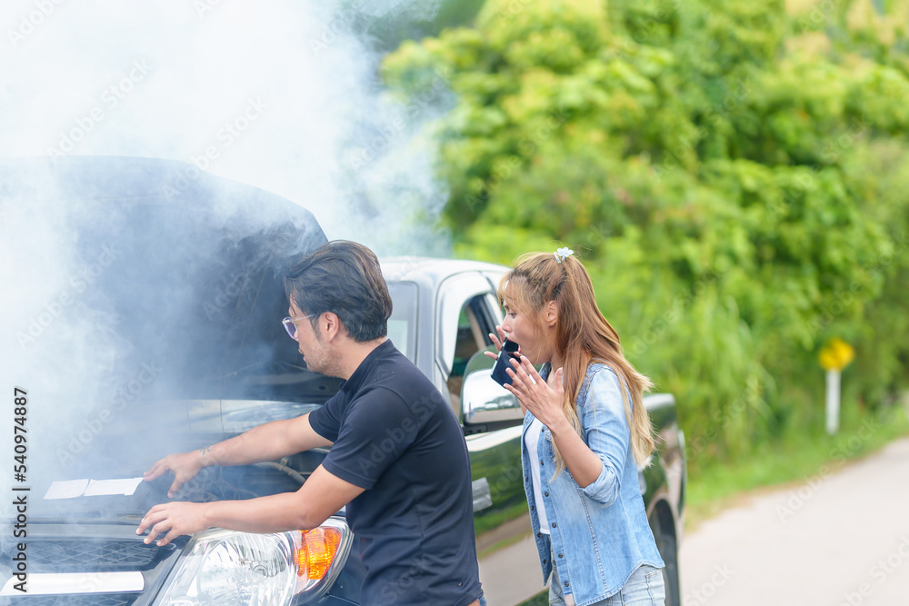 Smoke In Car After Accident at James Givan blog