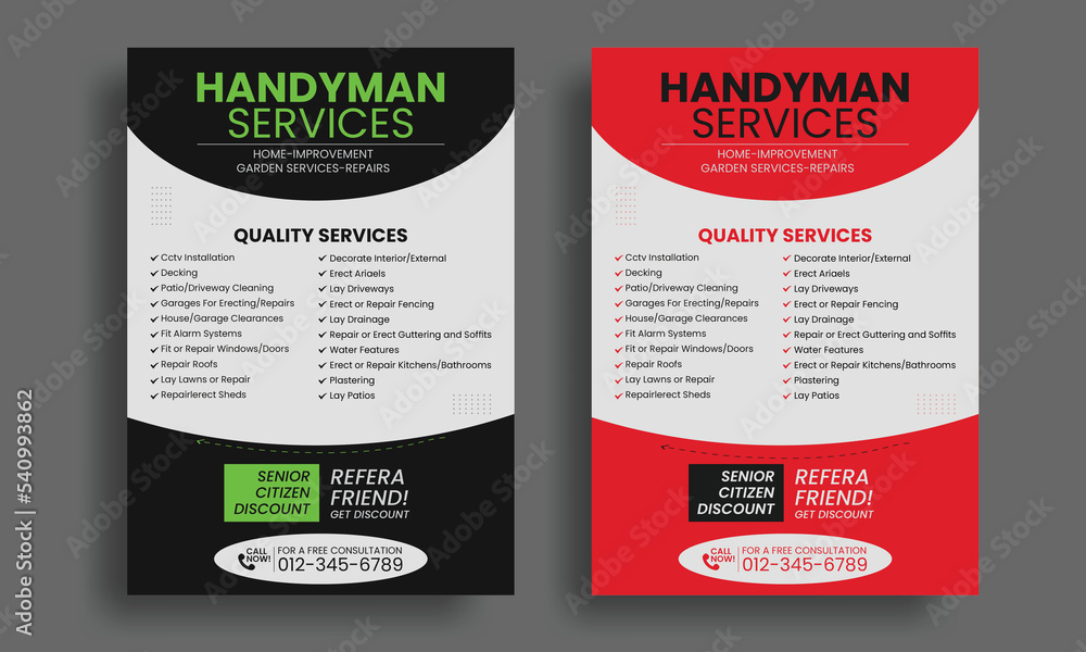 Handyman Services List