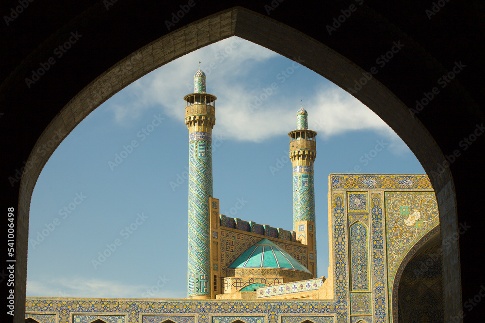 The Emam Mosque, Emam Khomeini Square, Esfahan, Iran Stock Photo ...