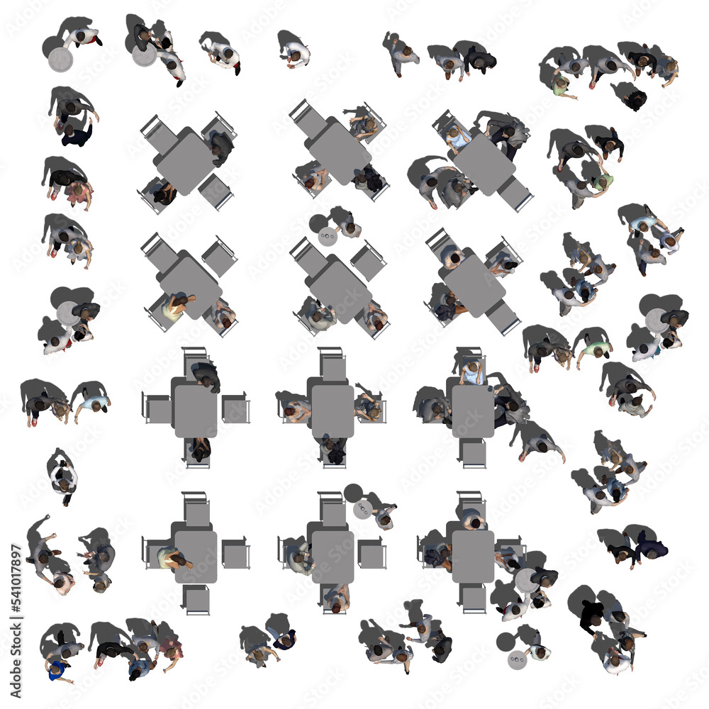 people from above transparent shadows 2 Stock Illustration | Adobe Stock