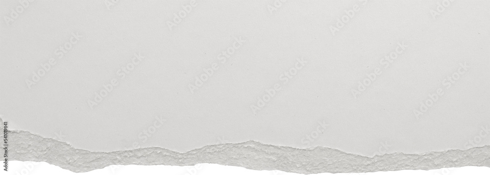 White ripped paper torn edges strips isolated on white background Stock ...