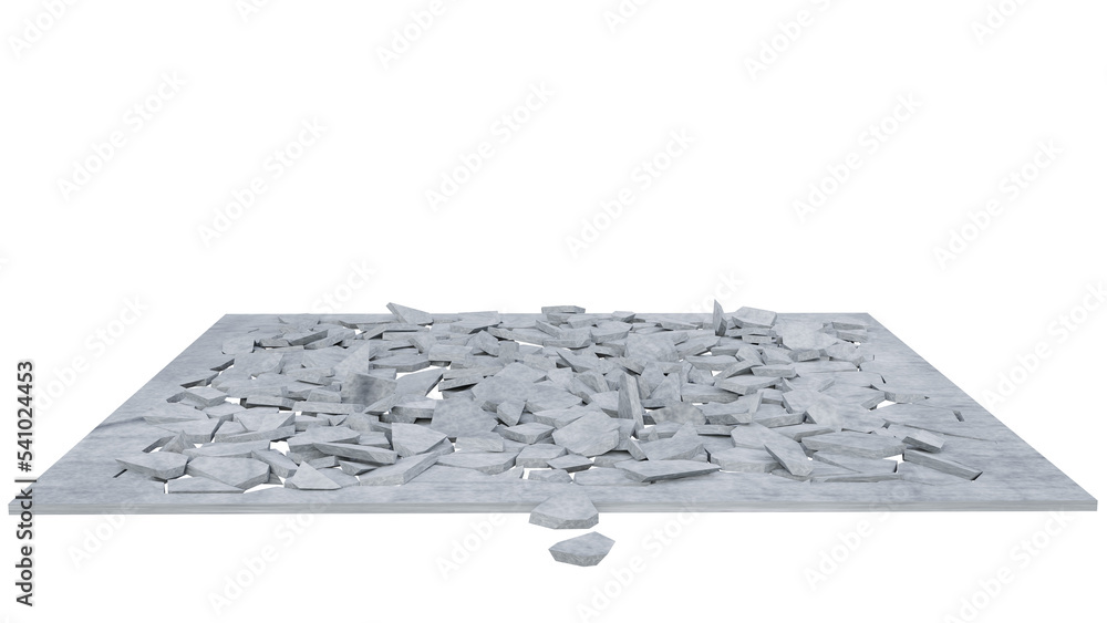 ground destruction on white background. cracked earth. cracked ground ...