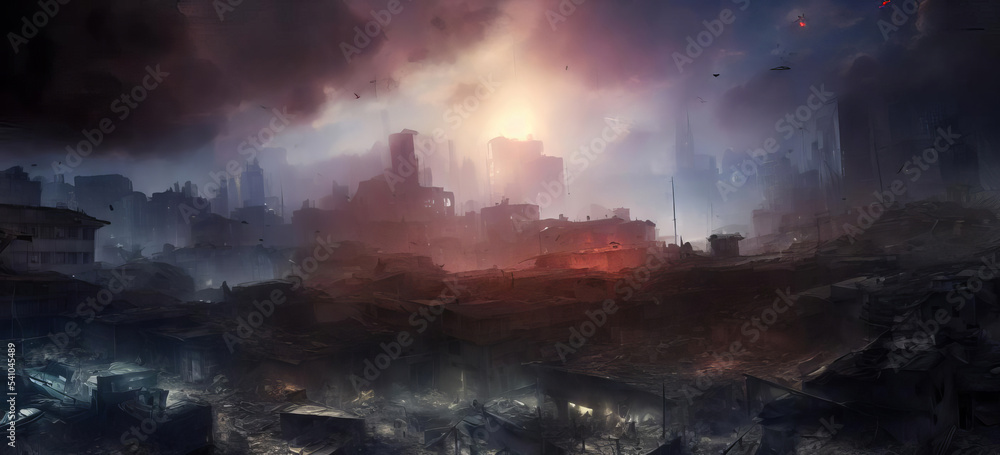 Apocalyptic Landscape Background