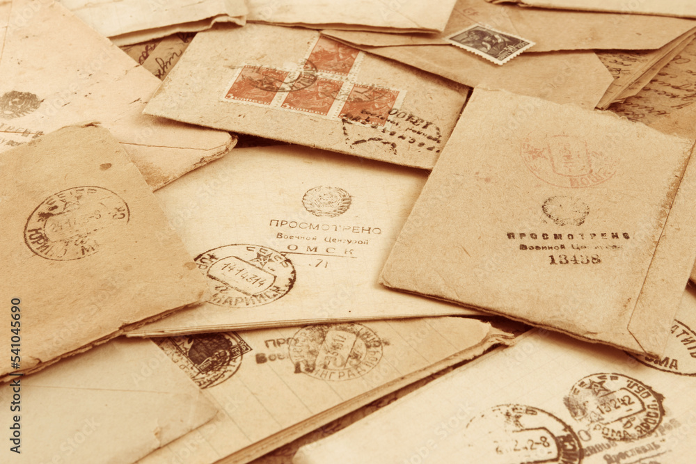 Photo & Art Print Postal letters in time of World War II, Lena Lir