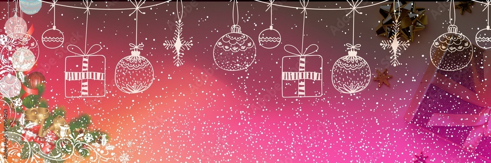 gradient background design for merry christmas full colours Stock ...