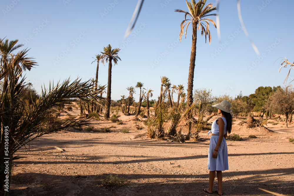 Panoramic view of a tourist enjoying one of the most beautiful places ...