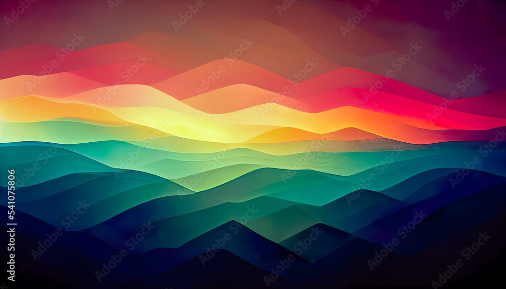 Abstract gradient wallpaper background header illustration Stock ...