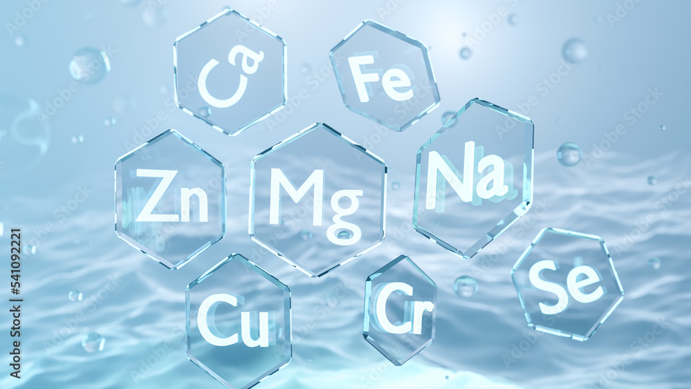 symbols of Essential chemical minerals and microelements - magnesium ...