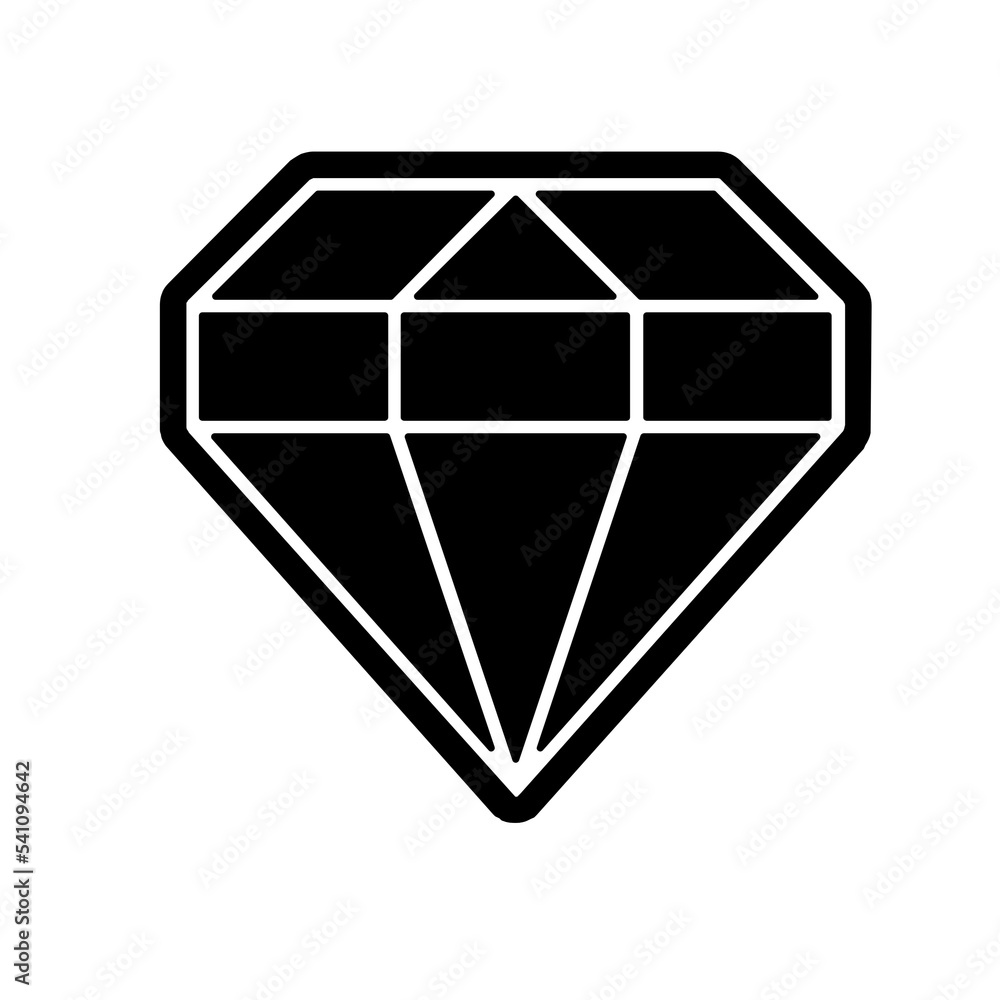Diamond icon PNG images Stock Illustration | Adobe Stock