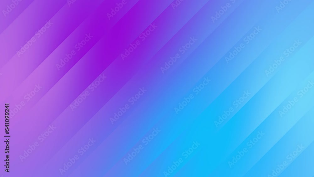 Vidéo Stock Dark violet and deep sky blue inclined lines gradient background loop. Moving ...