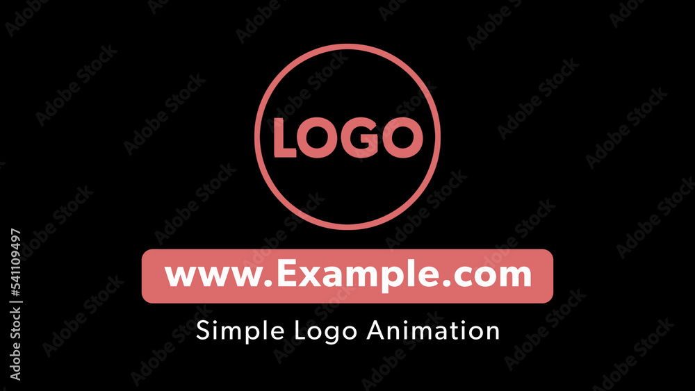 Simple Logo Overlay with Media Replacement Stock Template | Adobe Stock