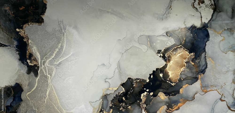 Black grey gold yellow marble design wallpaper peel and stick natural ...