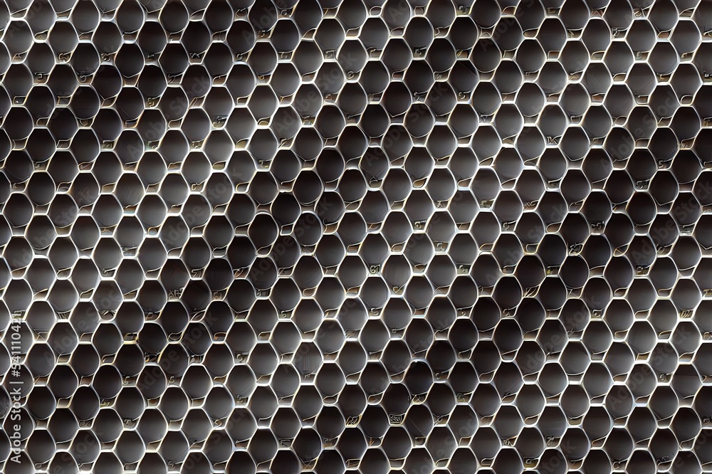 Metal flooring seamless pattern. Steel diamond plate, industry iron ...