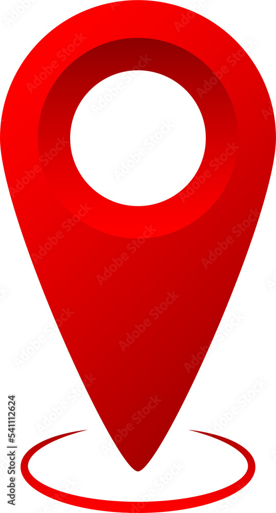 Location pointer. Navigation marker. Map pin in png. Map pointer on ...