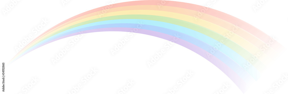 Rainbow in png. Transparent rainbow arc. Isolated rainbow on ...