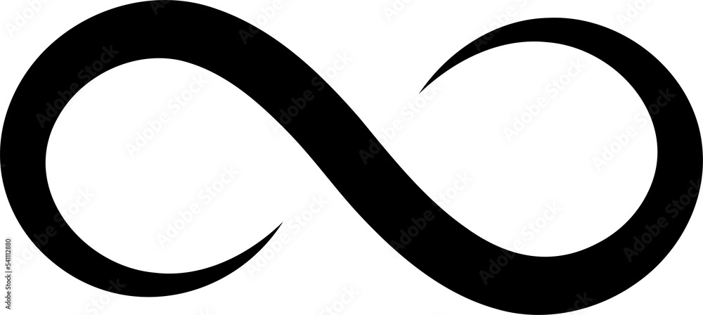 Infinity symbol. Eternity sign in png. Infinity icon on transparent ...