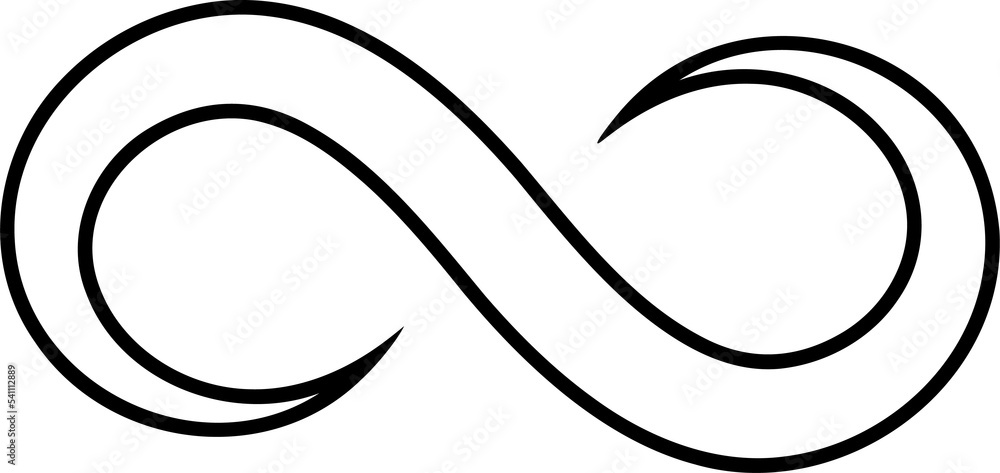 Infinity symbol. Eternity sign in png. Infinity icon on transparent ...