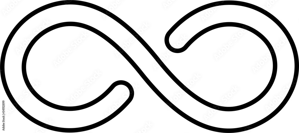 Infinity symbol. Eternity sign in png. Infinity icon on transparent ...