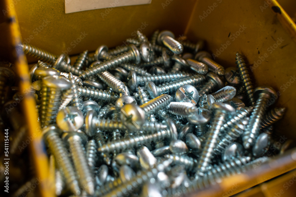 pile of screws Stock Photo | Adobe Stock