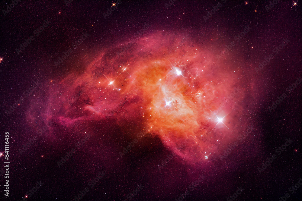 Cosmos Stars Cluster Structure Stunning Astrophotography Dramatic ...