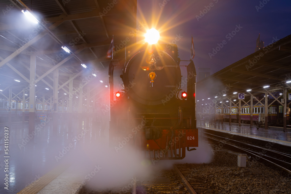 Open a steam locomotive parade to welcome "Piya Maharaj Day"steam ...