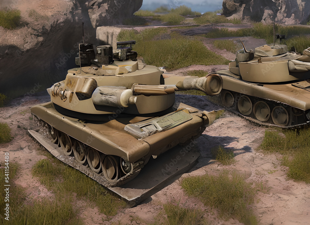 Gun Vehicle Armed Army Camouflage Green Armored Fight Soldier Machine ...