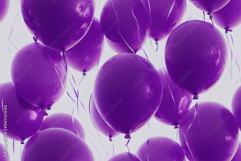 Purple Balloons Seamless Texture Pattern Tiled Repeatable Tessellation ...