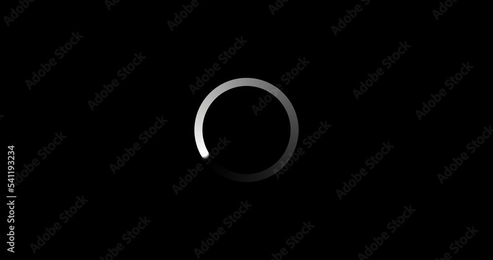 Circle shaped loading screen icon Stock Illustration | Adobe Stock