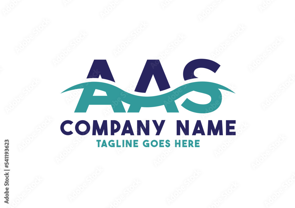 Letter AAS logo design vector template, AAS logo Stock Vector | Adobe Stock