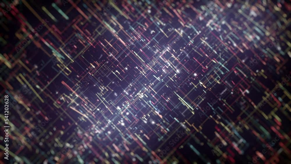 Abstract Digital Data Technology Background/ 4k animation of an abstract high technology ...