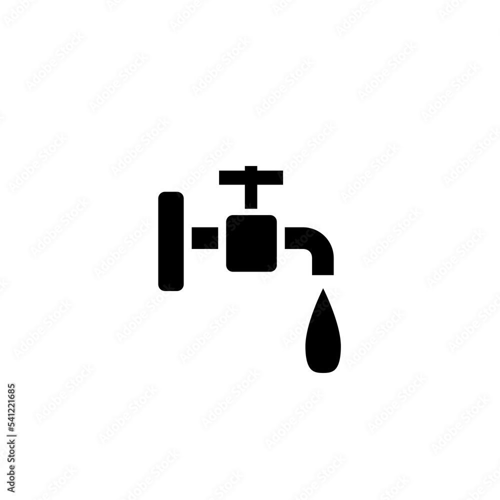Water flow meter vector icon Stock Illustration | Adobe Stock