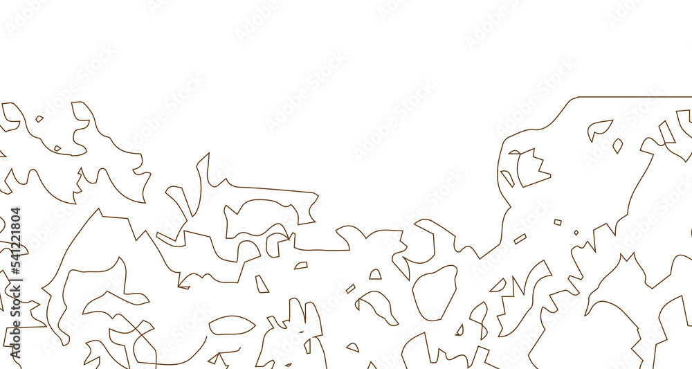 Photo & Art Print Minimal topographic line contour map, RODIYAH