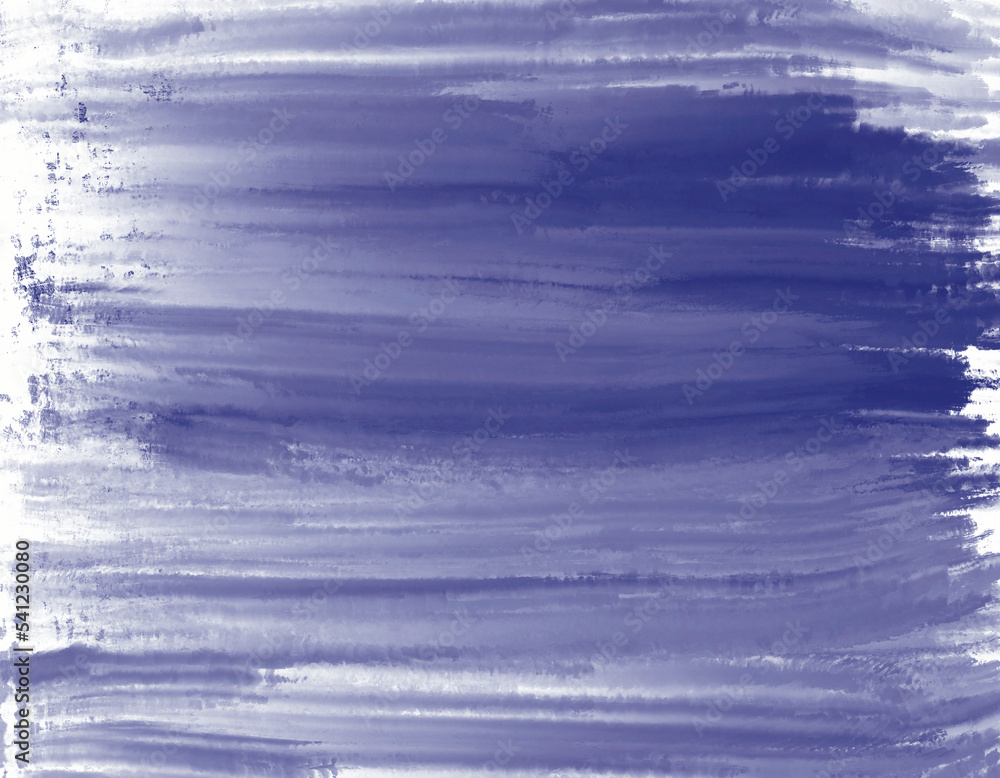 Abstract watercolor (blue) paper texture background. Horizontal line ...