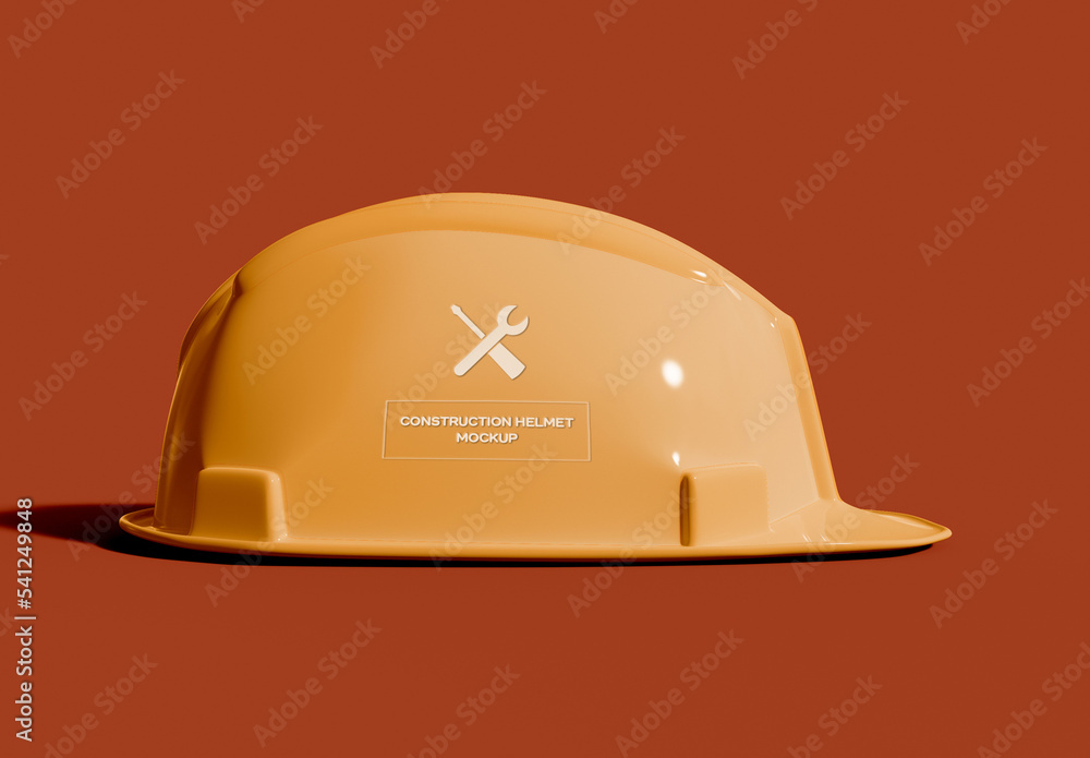 Construction Helmet Mockup Stock Template | Adobe Stock