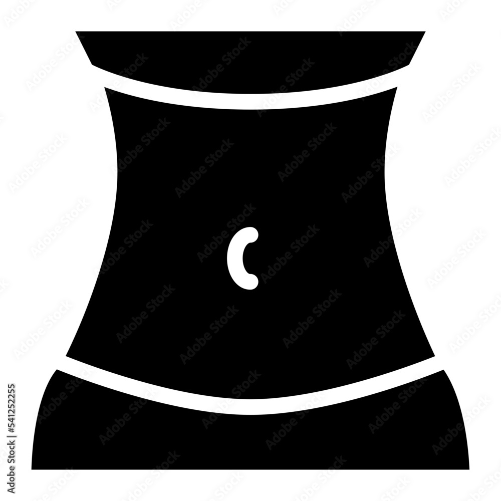 navel human body organ Stock Vector | Adobe Stock