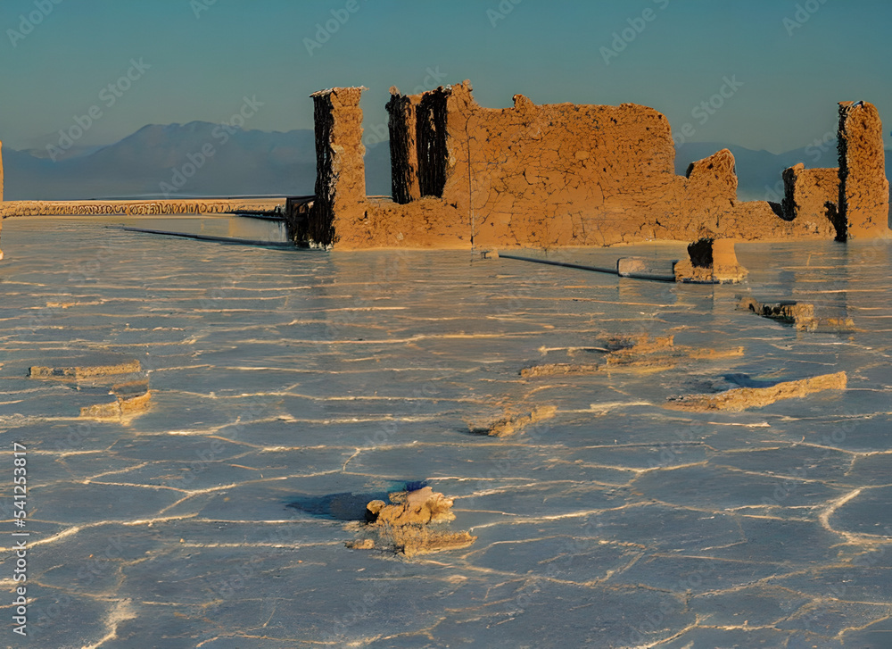 Mud Cracked Arid Salt Land Heat Stone Earth Sun Summer Environment ...