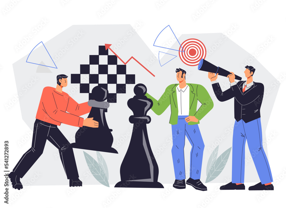 Business analytics and strategy of market promotion strategy concept ...