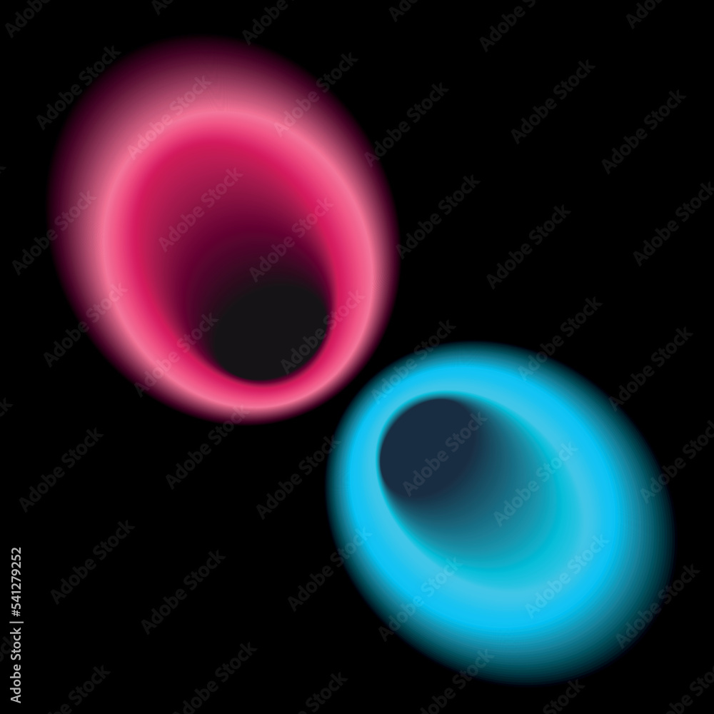Circular blurred gradient.Vibrant soft blurry color gradients for ...