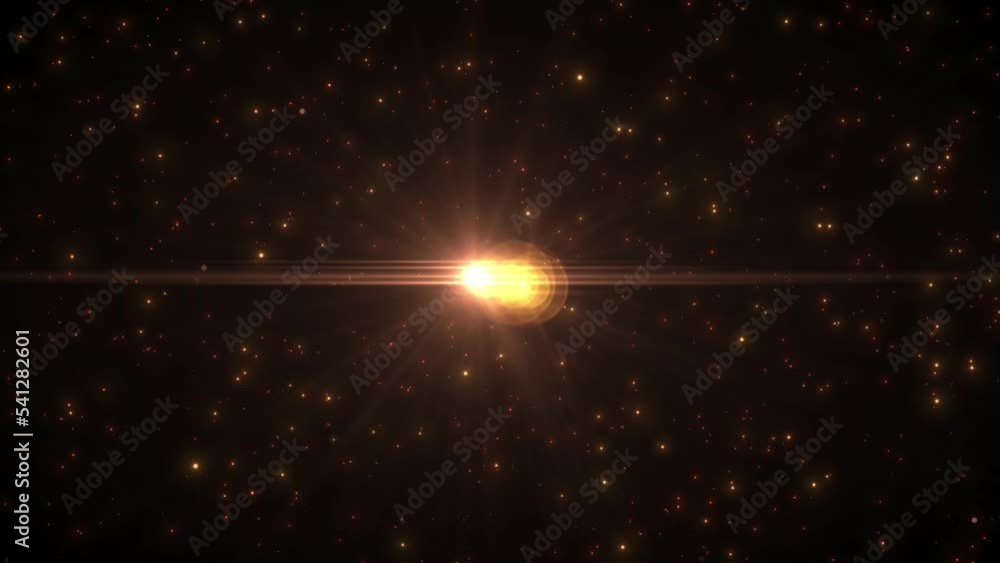 Vidéo Stock Optical Lens Flare, Optical Lens Flare Effect On Black ...