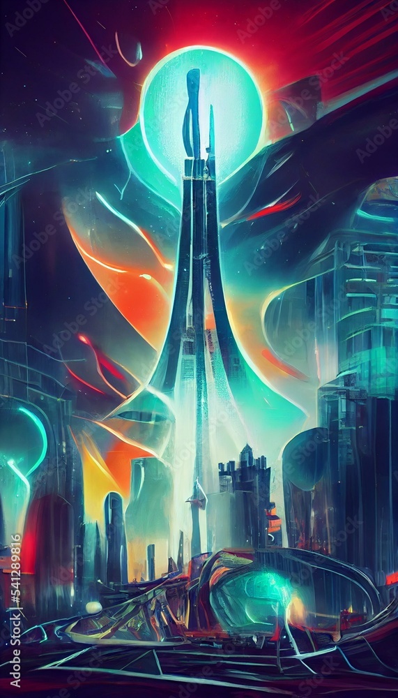 Alien cities, scifi, science fiction, other worlds, alien civilization ...