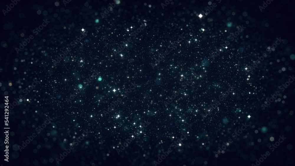Sparkling Light Particles Floating Background/ 4k animation of an ...