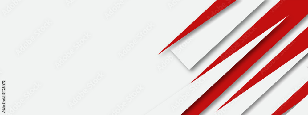 The stylized modern read and white Abstract geometric lines background ...