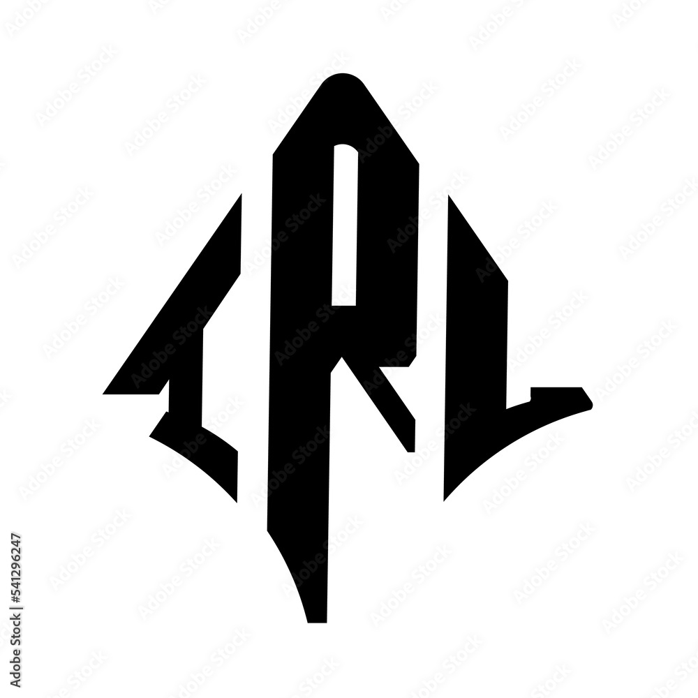 IRL logo. IRL logo letter logo design vector image. IRL letter logo ...