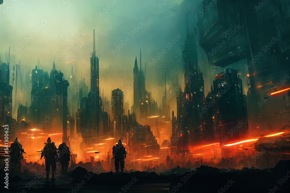 World war background illustration. 2020 - 2023 years. Tanks ...