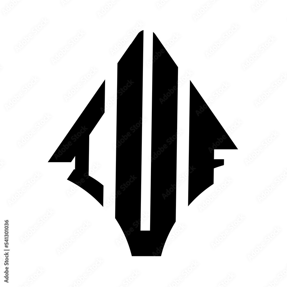 IVF logo. IVF logo letter logo design vector image. IVF letter logo ...